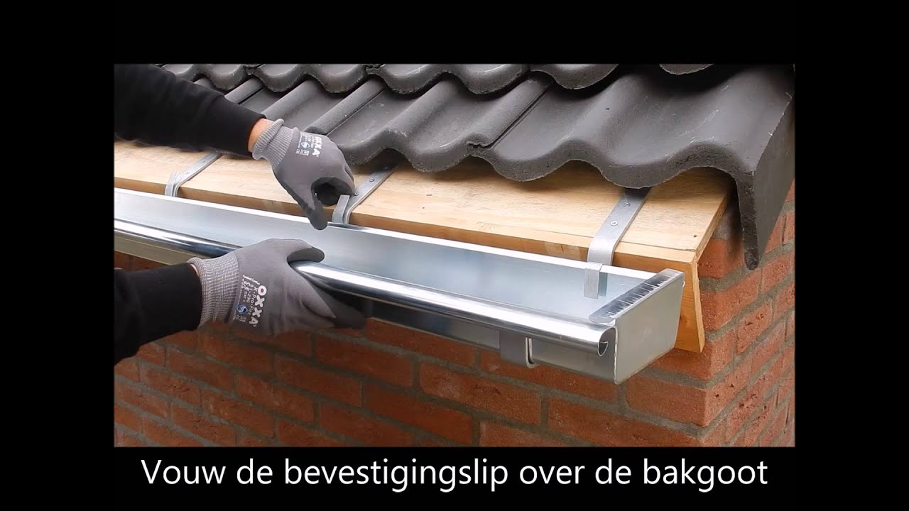 Zinken bakgoot gesoldeerd eindstuk zonder kraal - YouTube