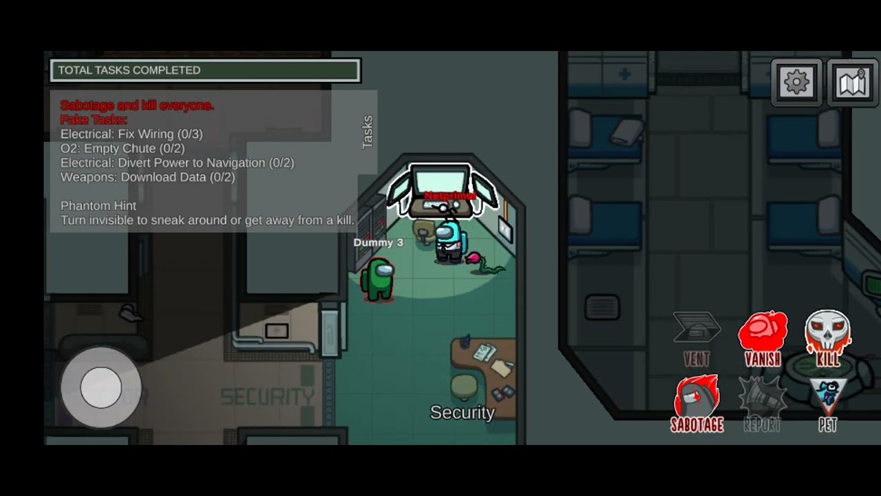 Being phantom in among us - YouTube