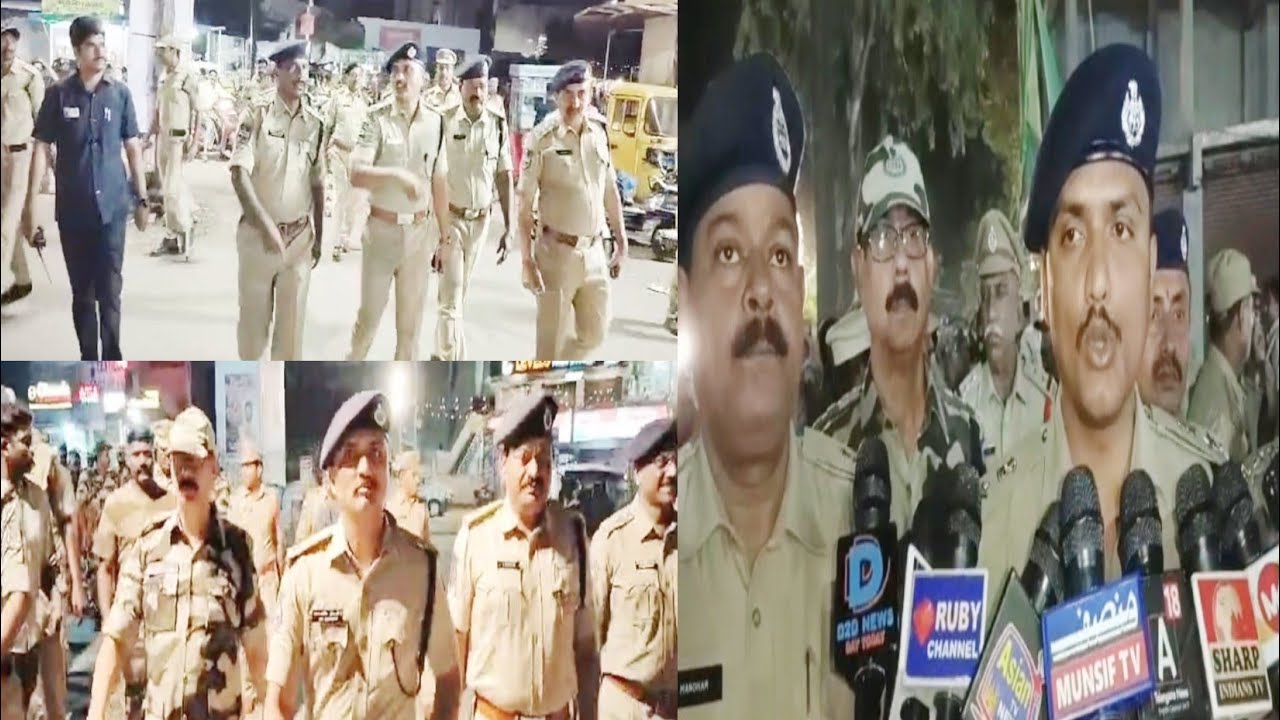 DCP RUPESH IPS KI NIGRANI ME MADANNAPET AUR IS SADN PS LIMIT ME FLAG ...