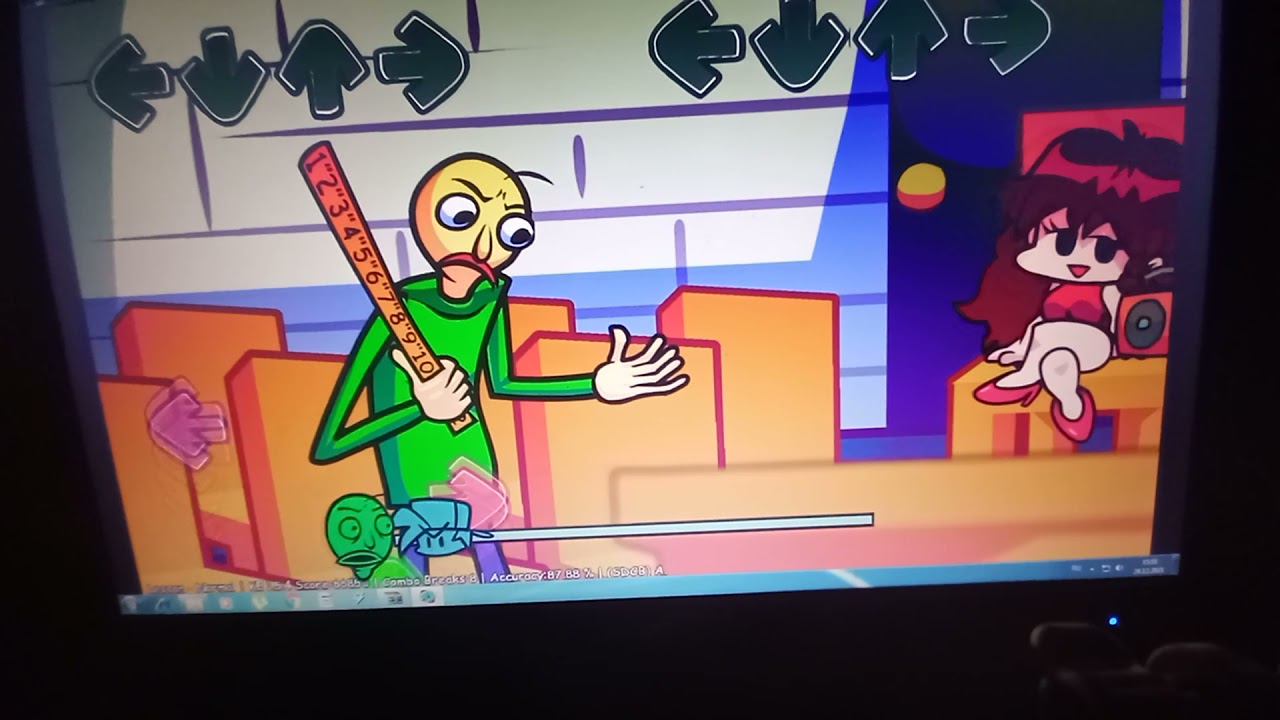 fnf mod baldi - YouTube