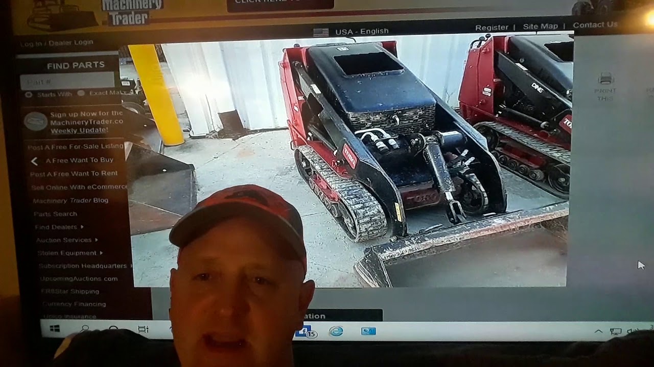 Toro dingo 323 diesel track compact loader Rogers Reviews - YouTube