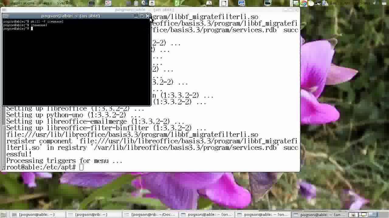Part 5 of Fun With Debian by Robert Pogson - Adding Applications to an ...
