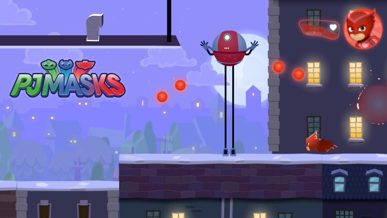 PJ Masks: Moonlight Heroes 🦎 Play as OWLETTE: collect as many orbs as ...