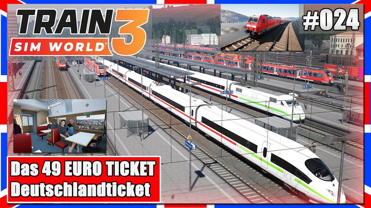 Train Sim World 3 | Das 49 € DEUTSCHLANDTICKET | Würzburg Gemünden ...