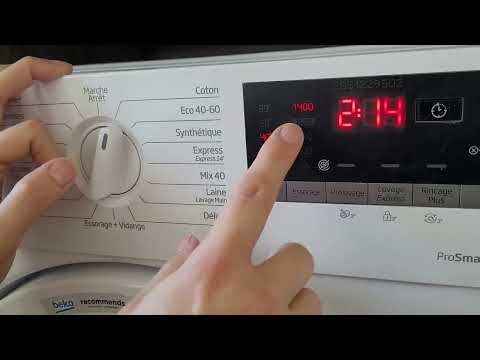 Mode emploi machine à laver