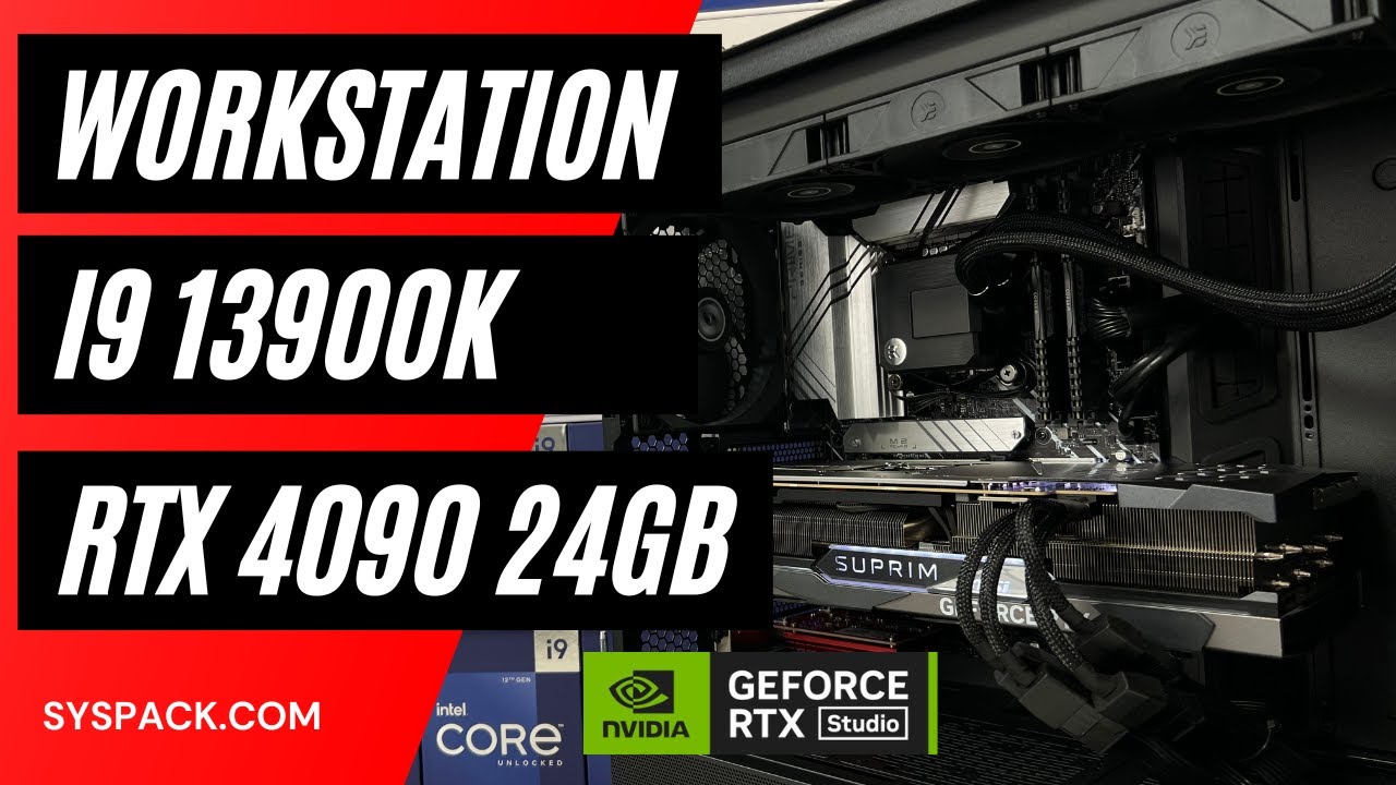 Workstation Grafica i9 13900K & RTX 4090 24GB Nvidia Studio ...