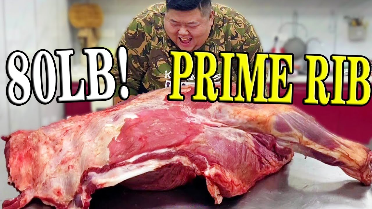 550 pounds of fat man stewed 80 pounds of prime rib, so tasty! #Fat ...