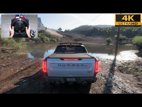 Forza Horizon 5 - HUMMER EV - OFF-ROAD with THRUSTMASTER TS-XW + TH8A - 4K