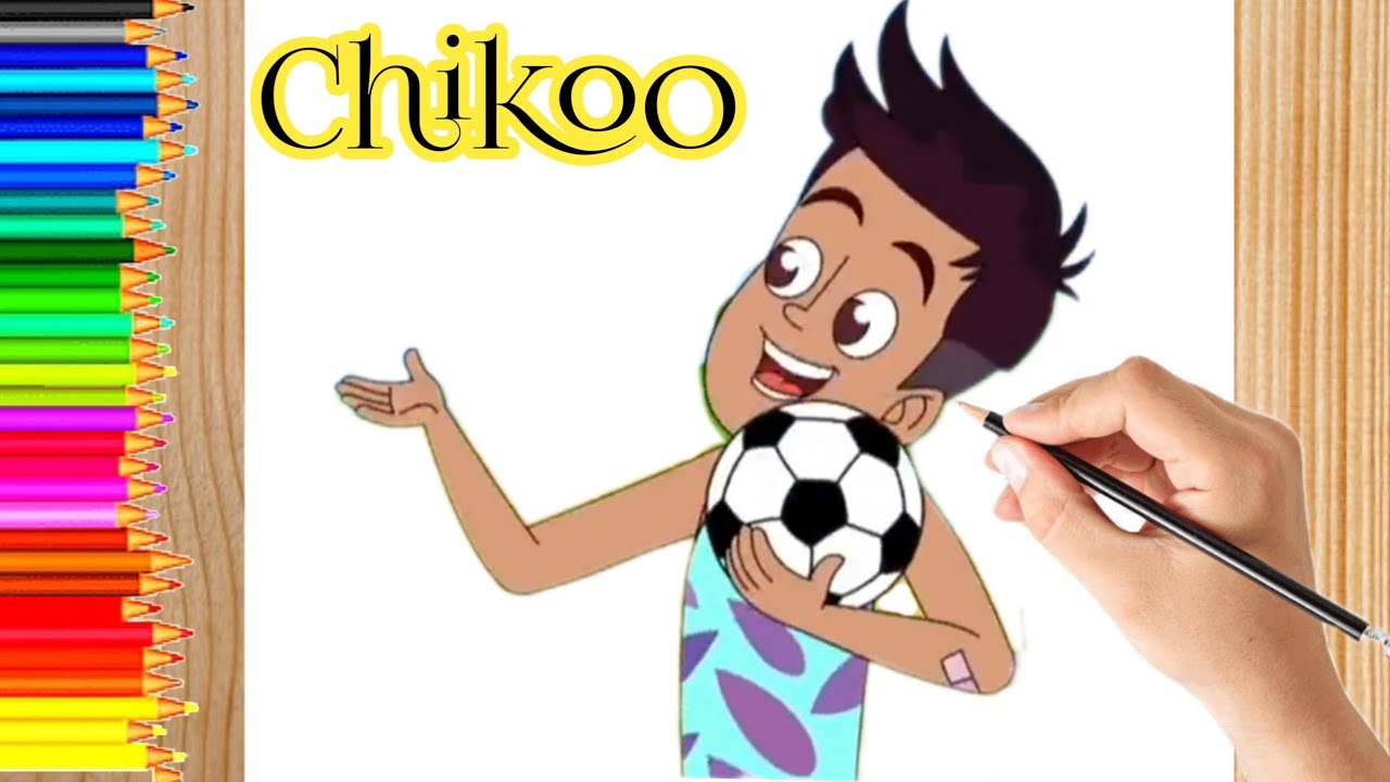 How to drawing Chikoo aur bunty with football | chiku aur bunty ...