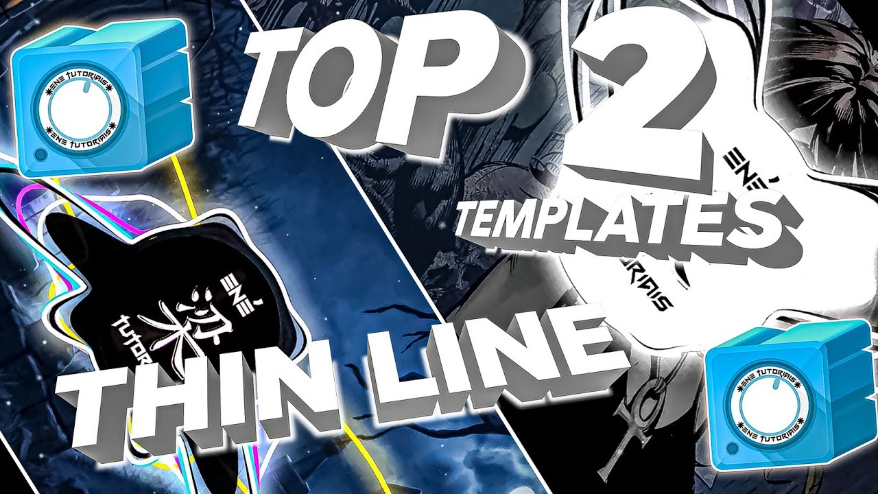 📈TOP 2 TEMPLATES THIN LINE (ENÉ TUTORIAIS)📉 - YouTube
