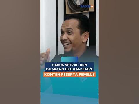 Menjelang Pemilu 2024, ASN (Aparatur Sipil Negara) Harus Netral #ASN #PNS #pemilu #pemilu2024 # ...