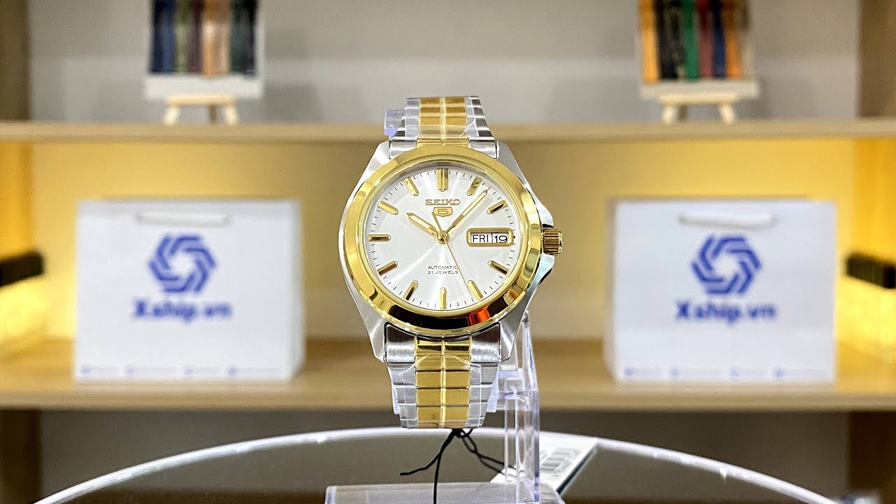 Xship.vn: Highlights | Seiko 5 Automatic White Dial Men Watch SNKK94K1 ...