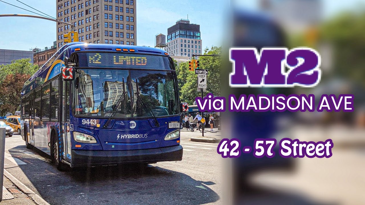 MTA BUS RIDE on M2 Limited Bus via Madison Ave: 42-57 Street (2022 New ...