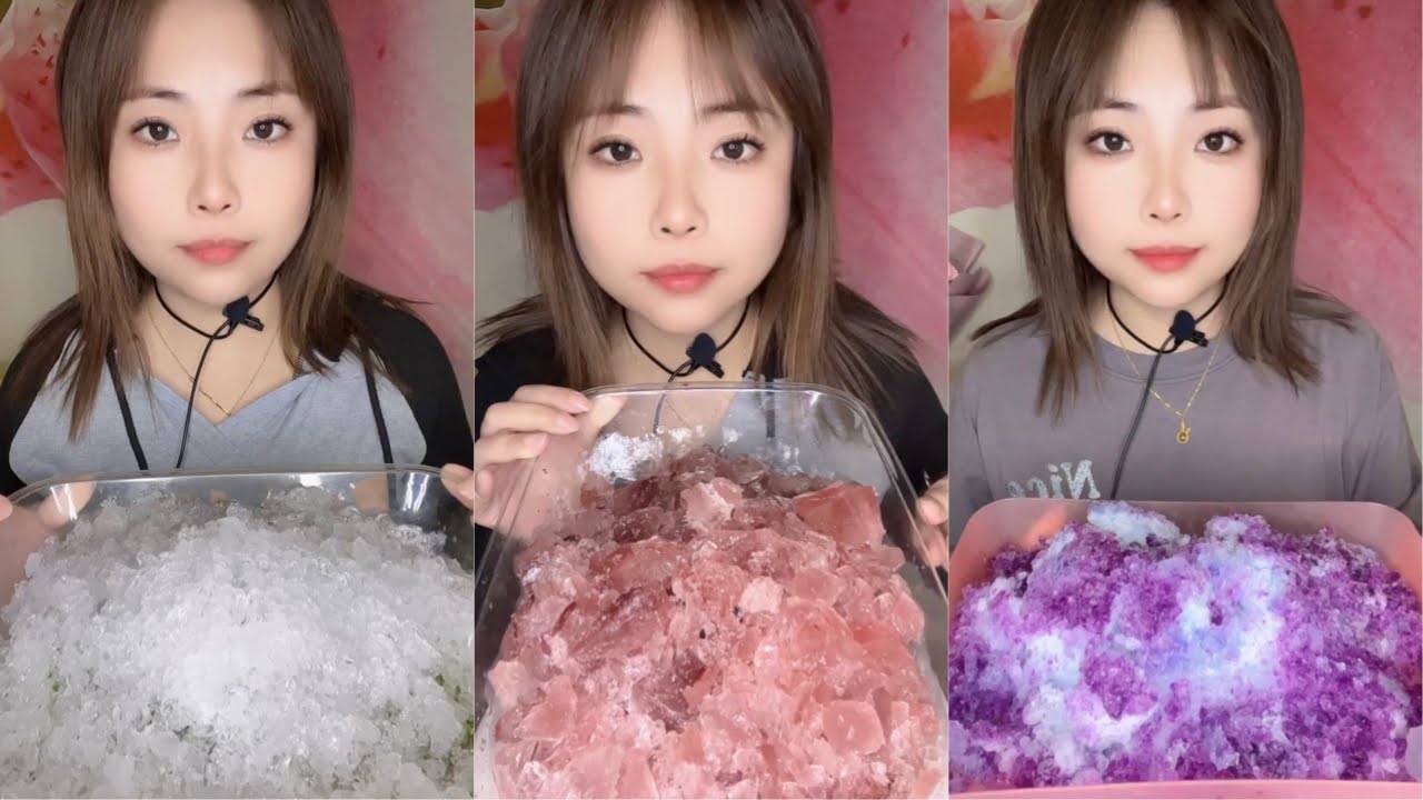 Crushed Ice Eating ASMR | Ice Eating - YouTube