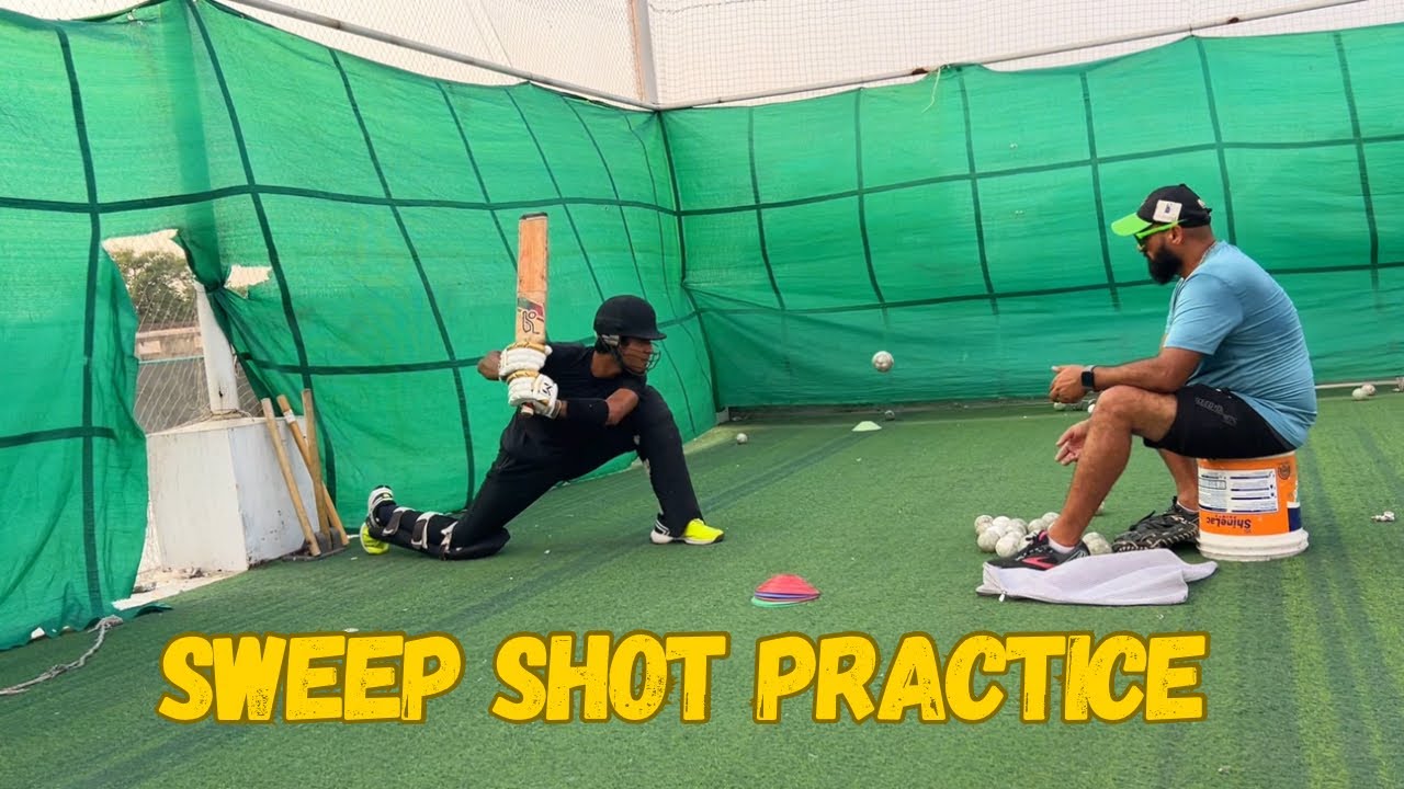 This is How You Can Learn To Play Sweep Shot|| Very Effective!! 🔥🏏 ...