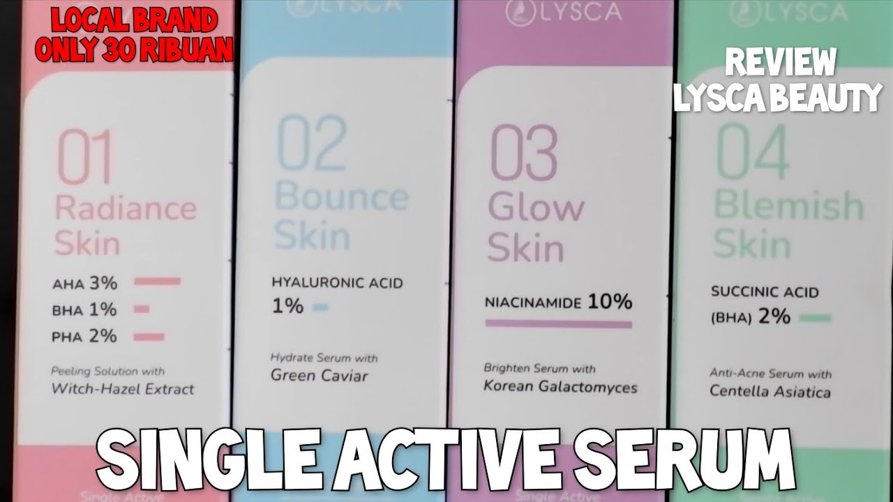 Lysca Beauty Serum | Review All Varian Single Active Serum by Lysca ...