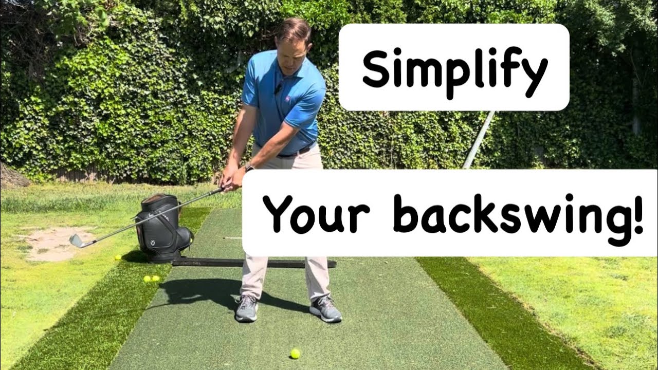 Simple backswing advice! - YouTube