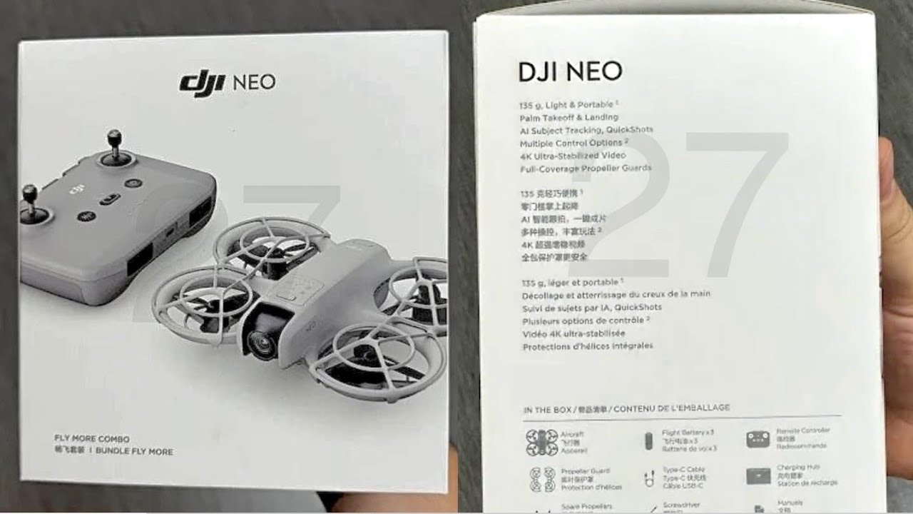 DJI NEO Especificaciones Oficiales - YouTube