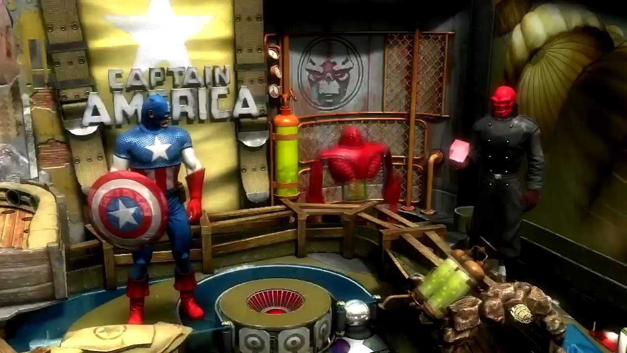 Captain America - Marvel Pinball | E3 trailer (2011) - YouTube