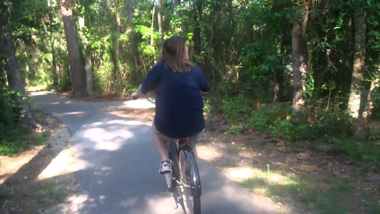 Biking A Long The Forest Garden Drive Green Belt Trail Aaron's Kingwood ...