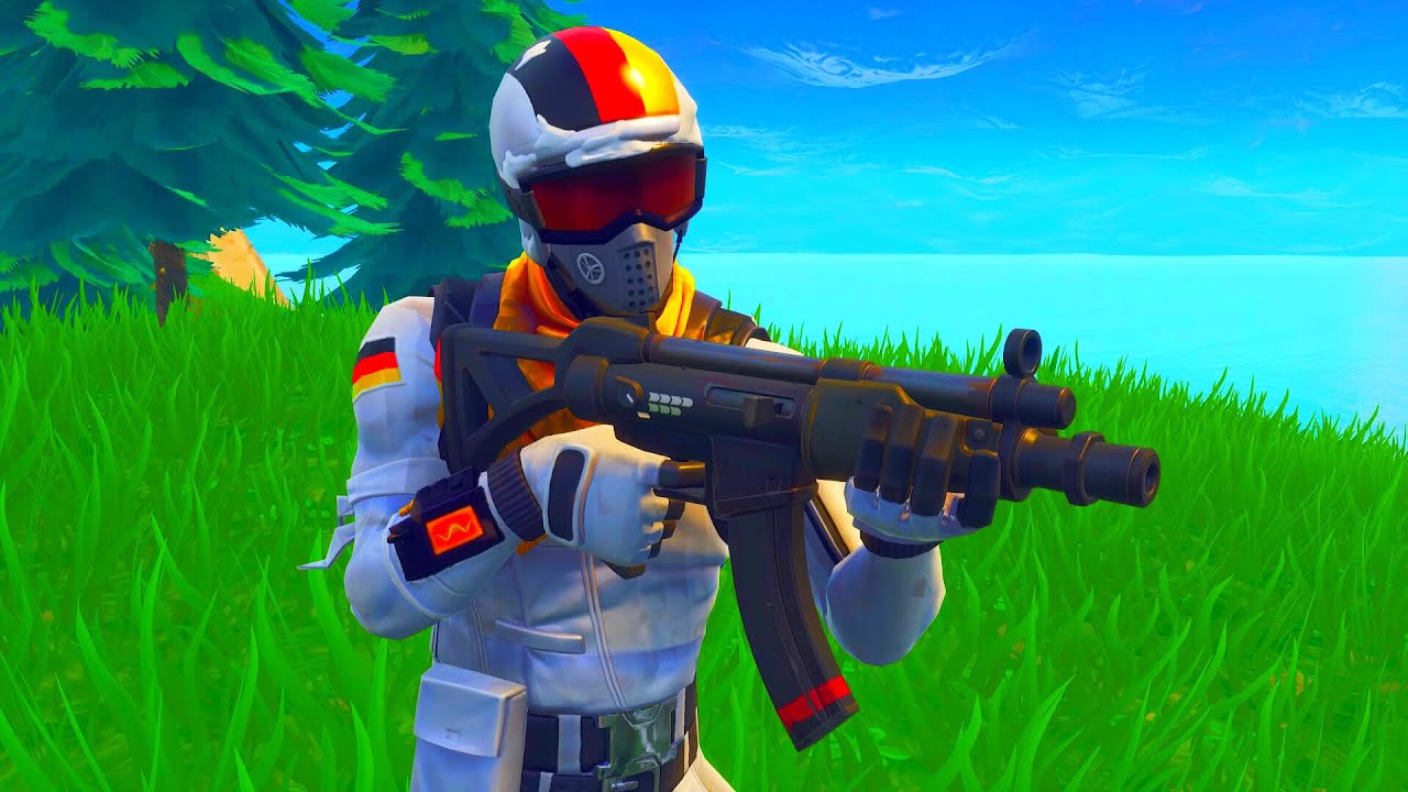 FORTNITE NEW SMG GAMEPLAY! NEW SUB MACHINE GUN GAMEPLAY FORTNITE BATTLE ...