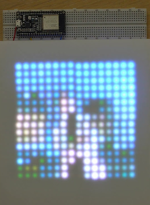 LED Matrix Bluetooth video streamer for the ESP32 - YouTube