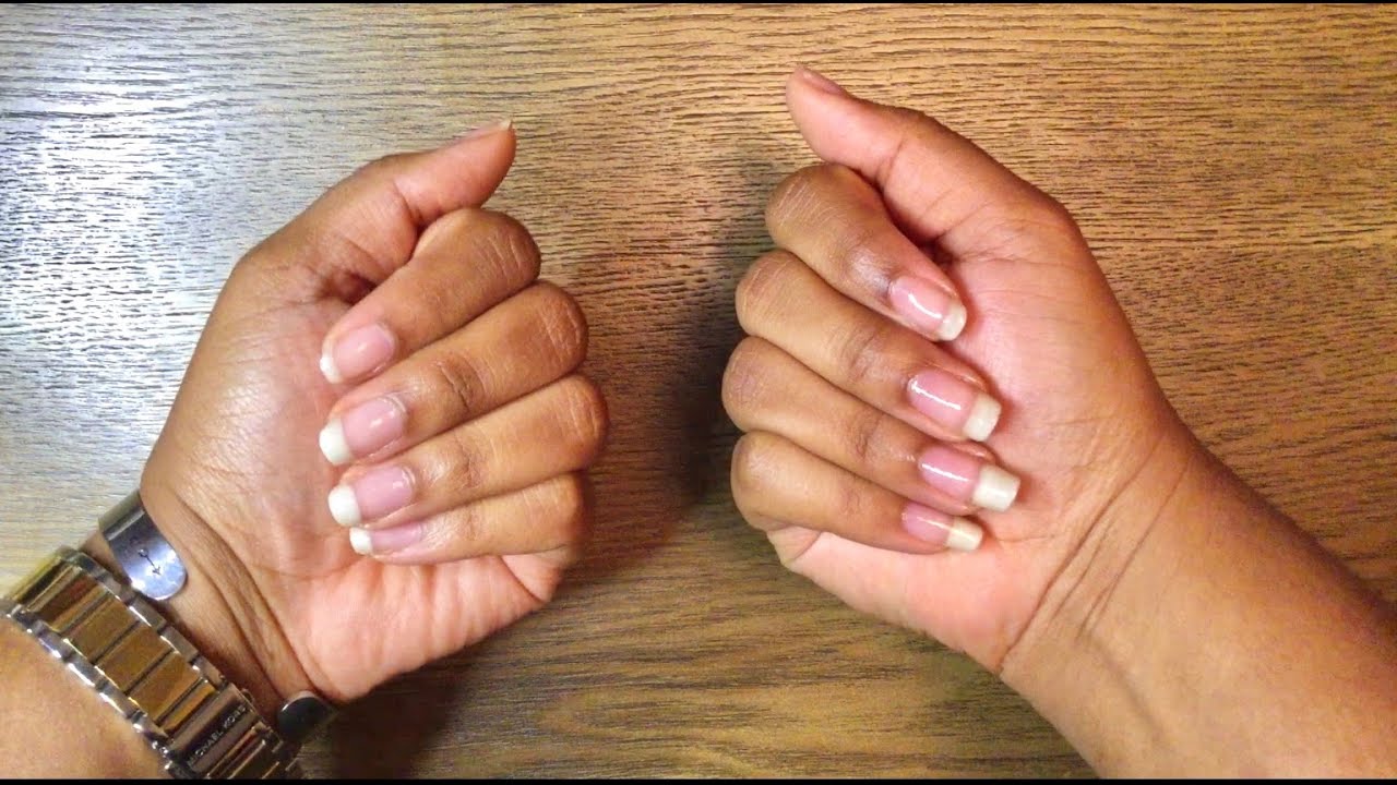 How I Deal With My Chipped, Cracked, & Broken Natural Nails - YouTube
