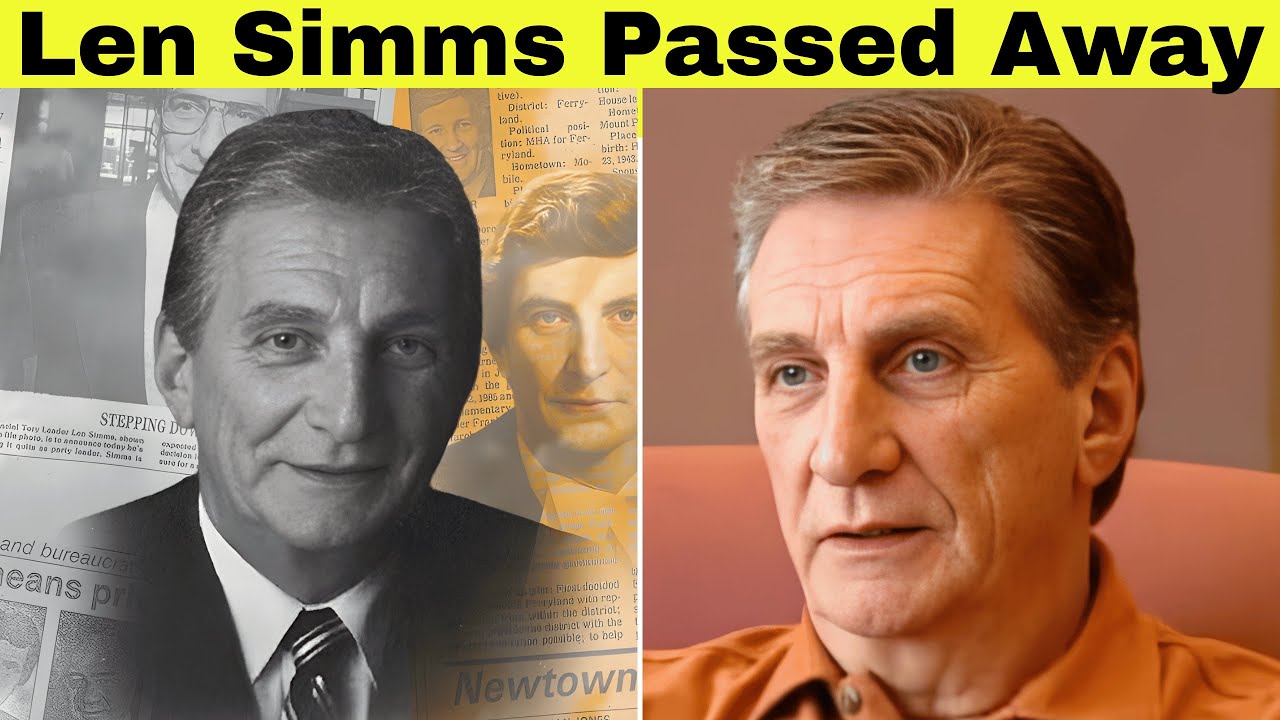 Len Simms Died at 82 - Former Newfoundland and Labrador PC Leader ...