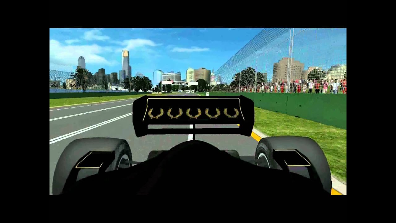 Lotus Renault 97T Albert Park Onboard (rFactor) [Rear View] - YouTube