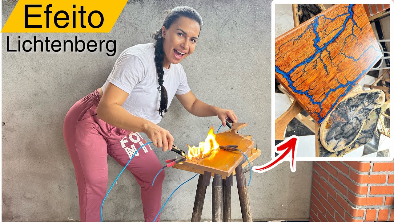 Efeito Raio ⚡️ (Lichtenberg) você sabe como faz ? Veja e entenda tudo ...