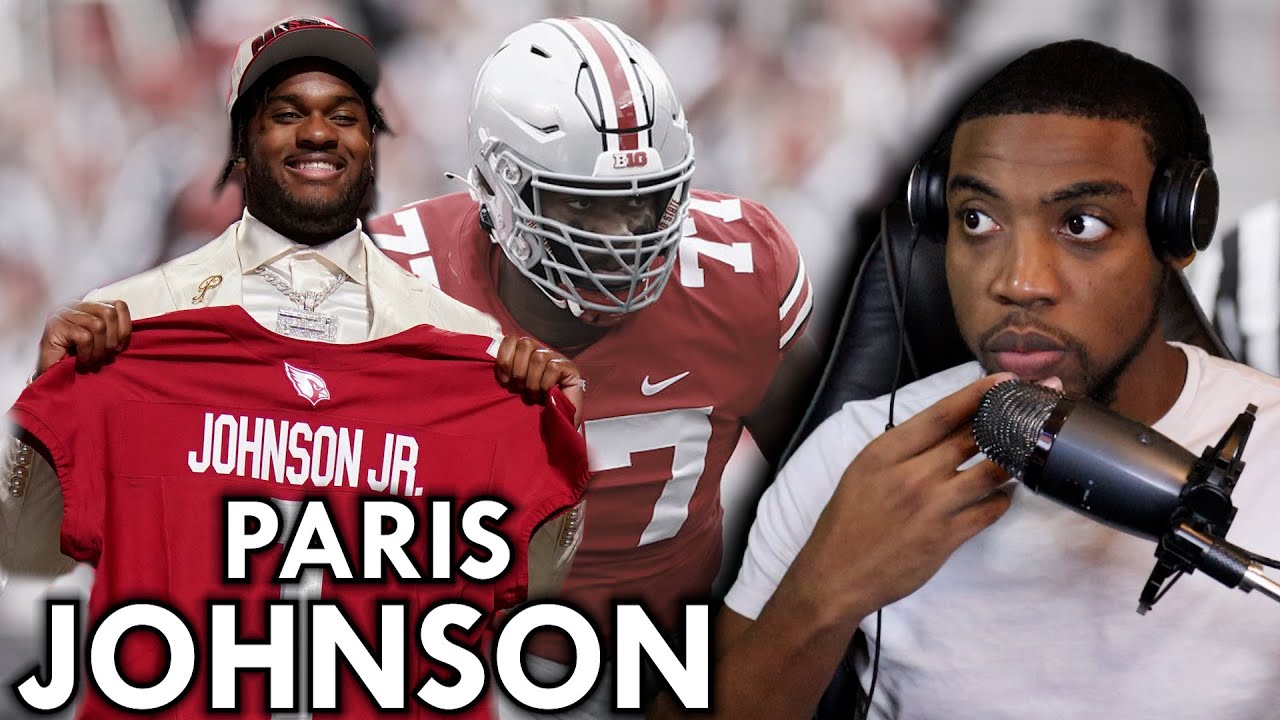 Paris Johnson Jr (OT | Arizona Cardinals) Highlights Reaction - YouTube