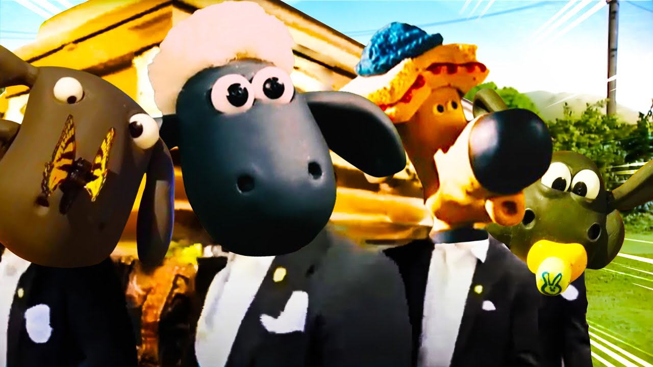 Shaun the Sheep Funny dancing to music! 🔴 - YouTube