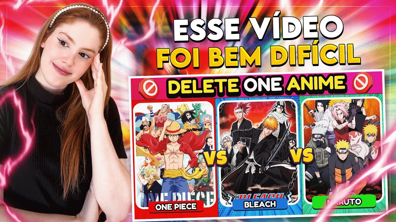 REACT: DELETE UM ANIME | Delete um Anime em Cada Rodada | Quiz de Anime ...