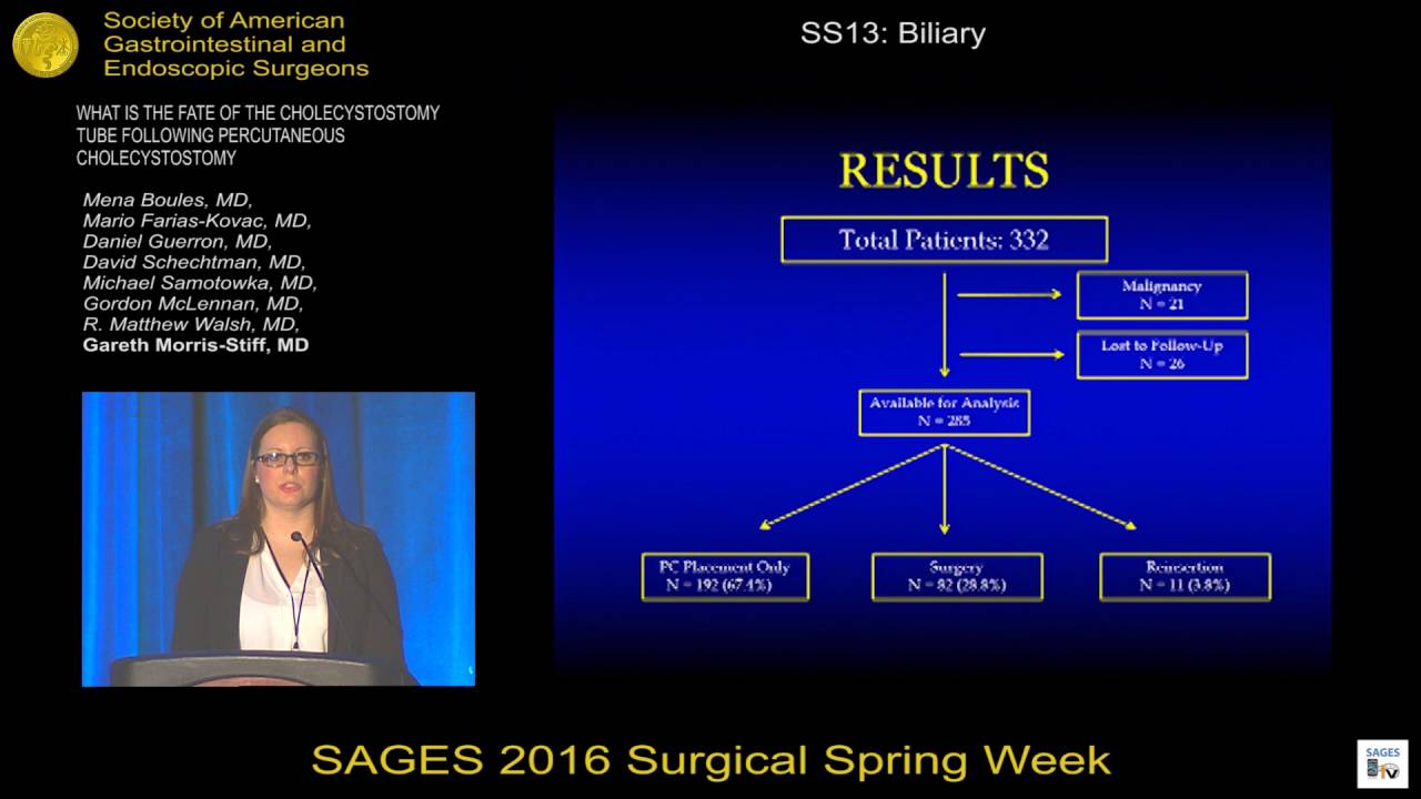 WHAT IS THE FATE OF THE CHOLECYSTOSTOMY TUBE FOLLOWING PERCUTANEOUS ...