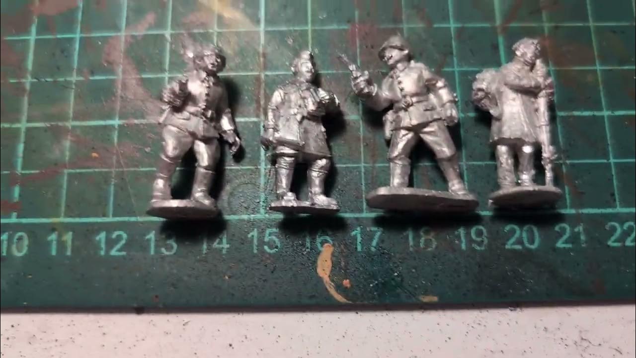 Copplestone Castings "28mm" figure comparison to Perry, Great War, and ...