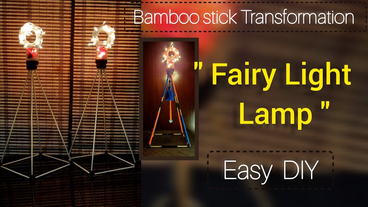 Fairy light Lamp | EASY DIY |@tasstudioz - YouTube