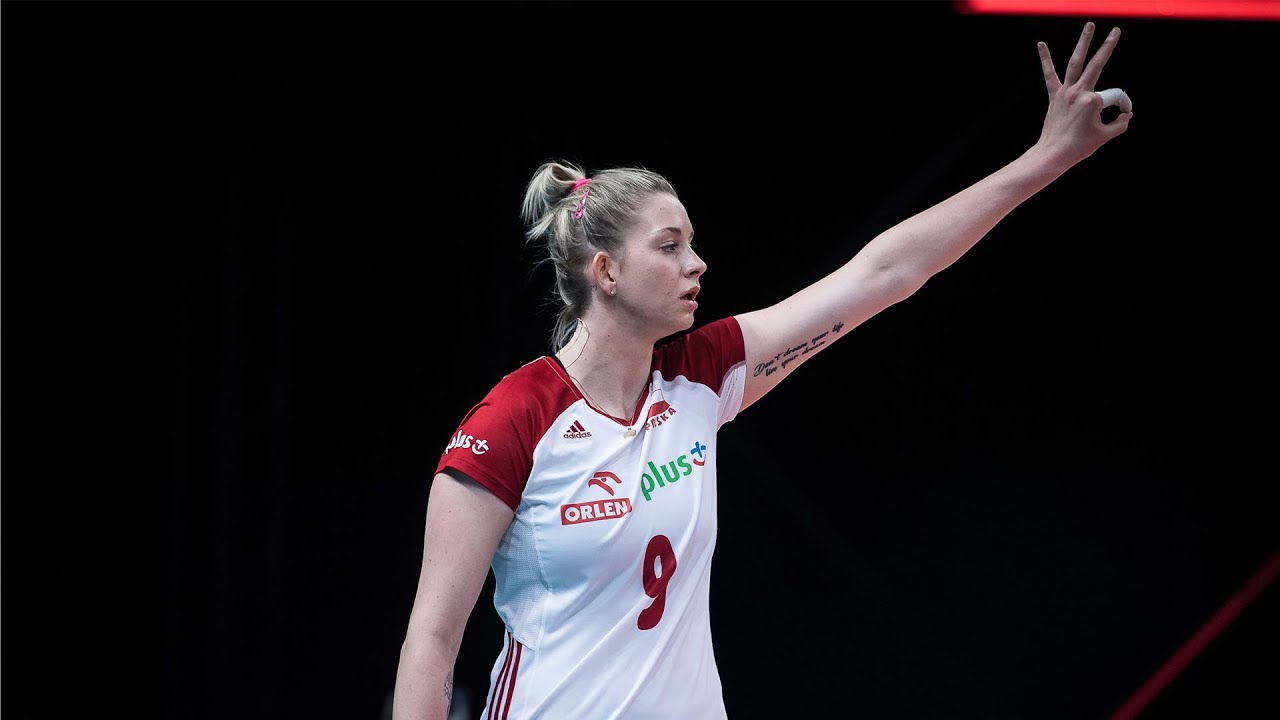 Powerful Volleyball Player - Magdalena Stysiak | VNL 2021 Week 1 - YouTube