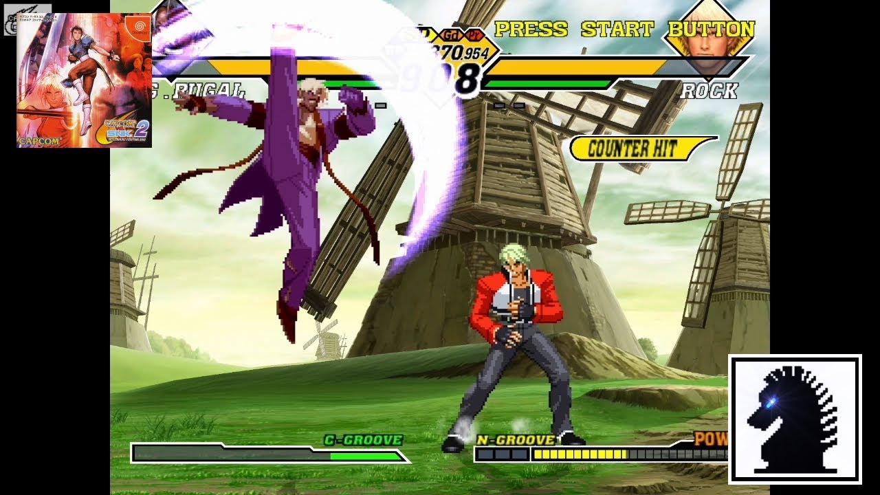 DC Capcom vs. SNK 2: Millionaire Fighting 2001 - God Rugal - YouTube
