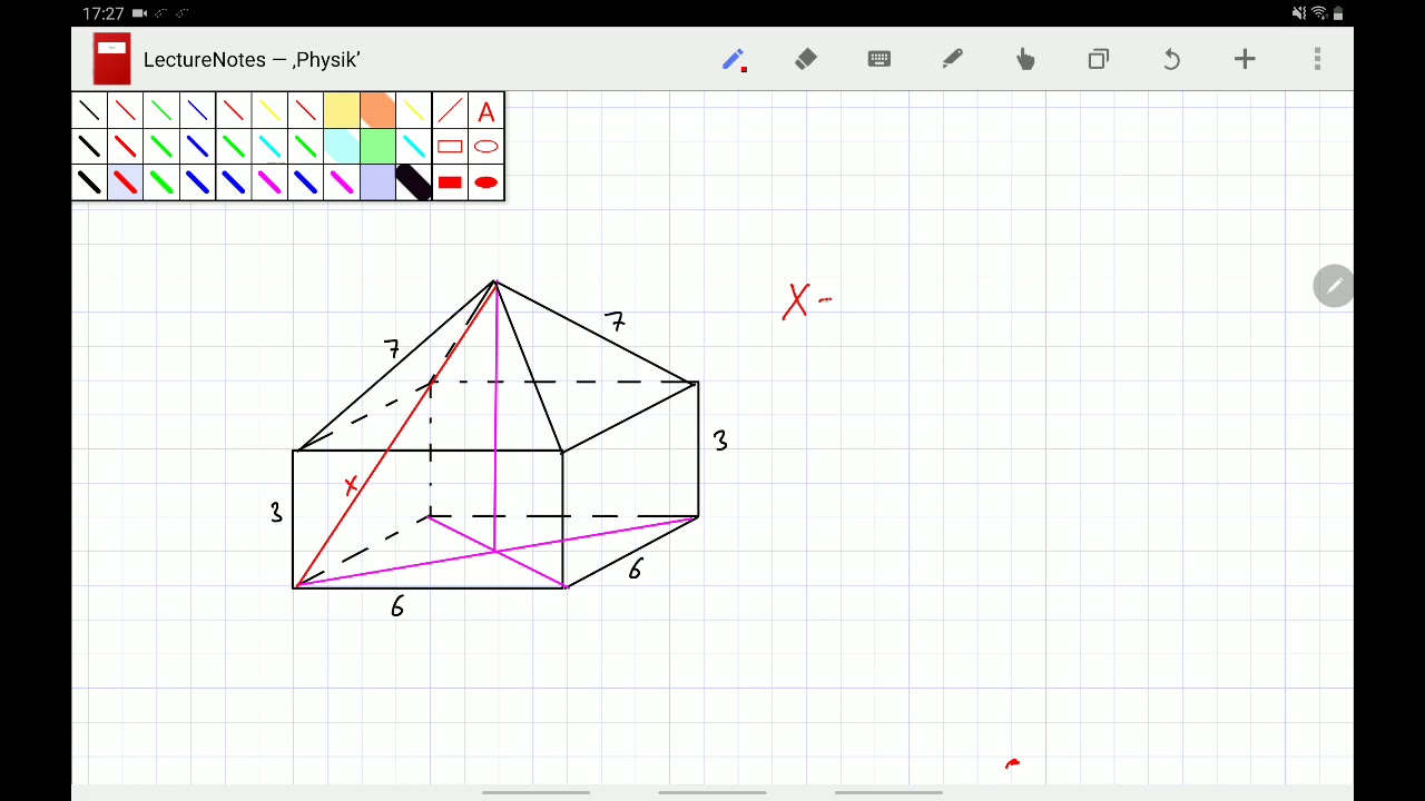 Raumdiagonale mit Pythagoras - YouTube