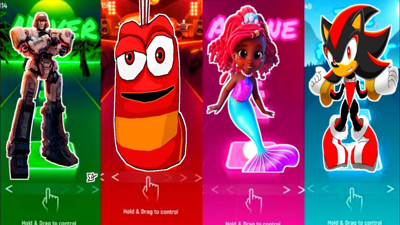 Transformers One🆚oi oi oi🆚Jr.’s Ariel Mermaid by Disney🆚Shadow the ...