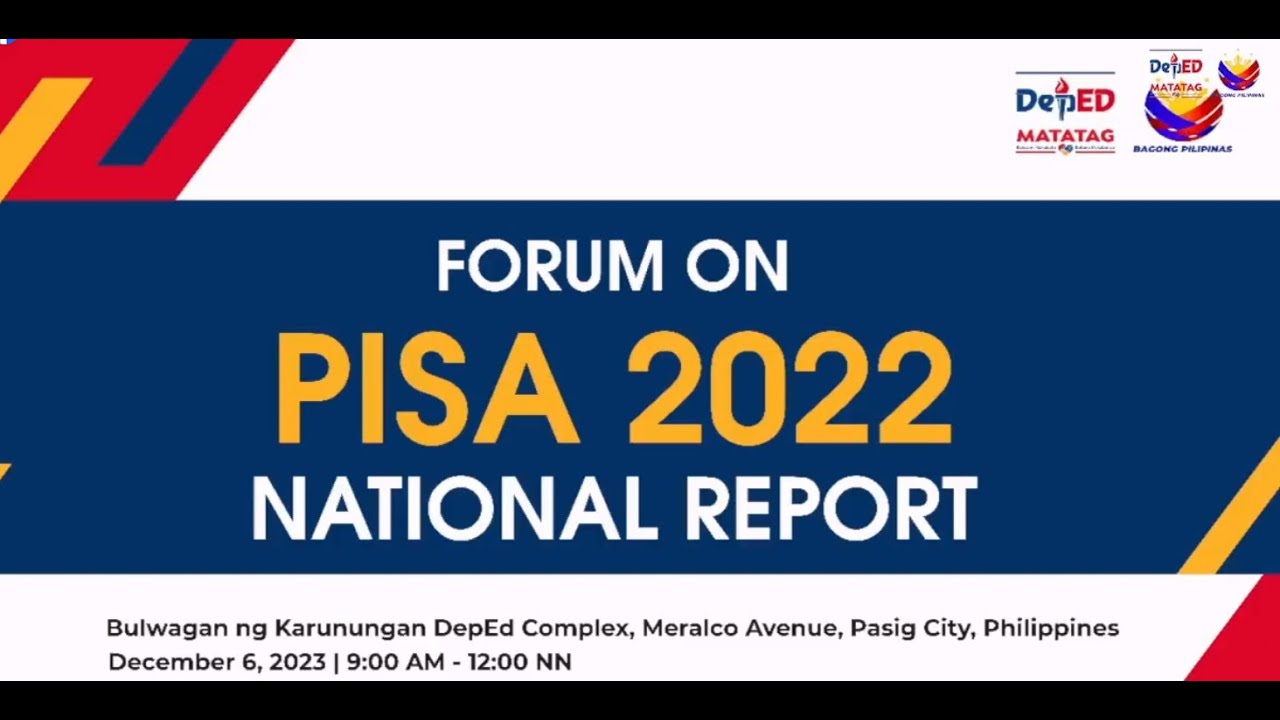 Forum on PISA 2022 National Report - YouTube