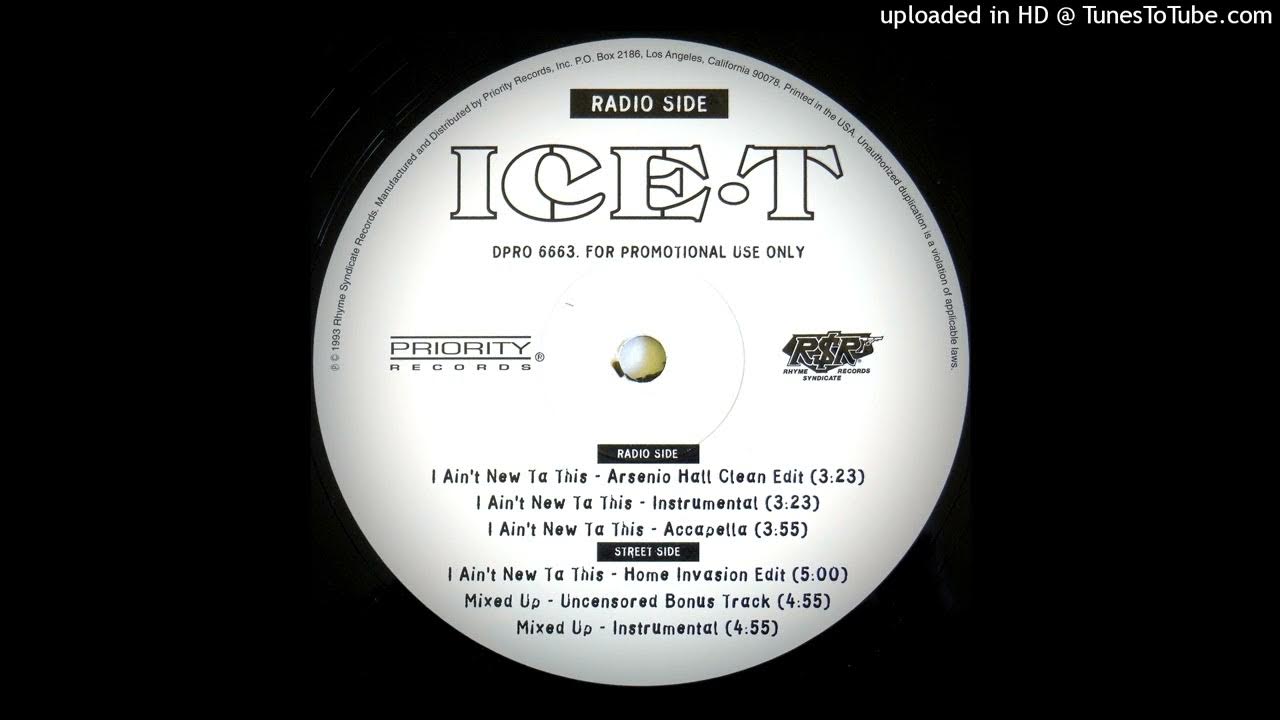 Ice-T- A2- I Ain't New Ta This- Instrumental Prod. DJ Aladdin, SLJ, Ice-T - YouTube Music
