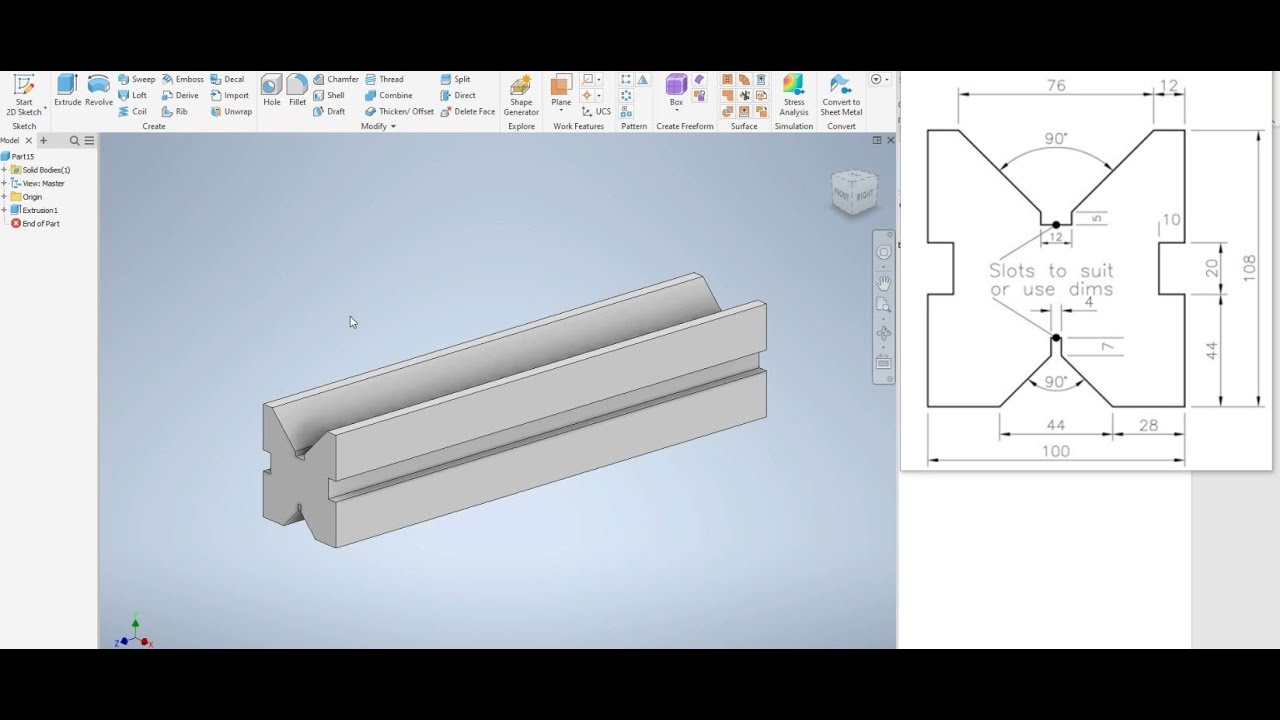 DESIGN FOR MANUFACTURING | AUTODESK INVENTOR | BEGINNER'S GUIDE ...