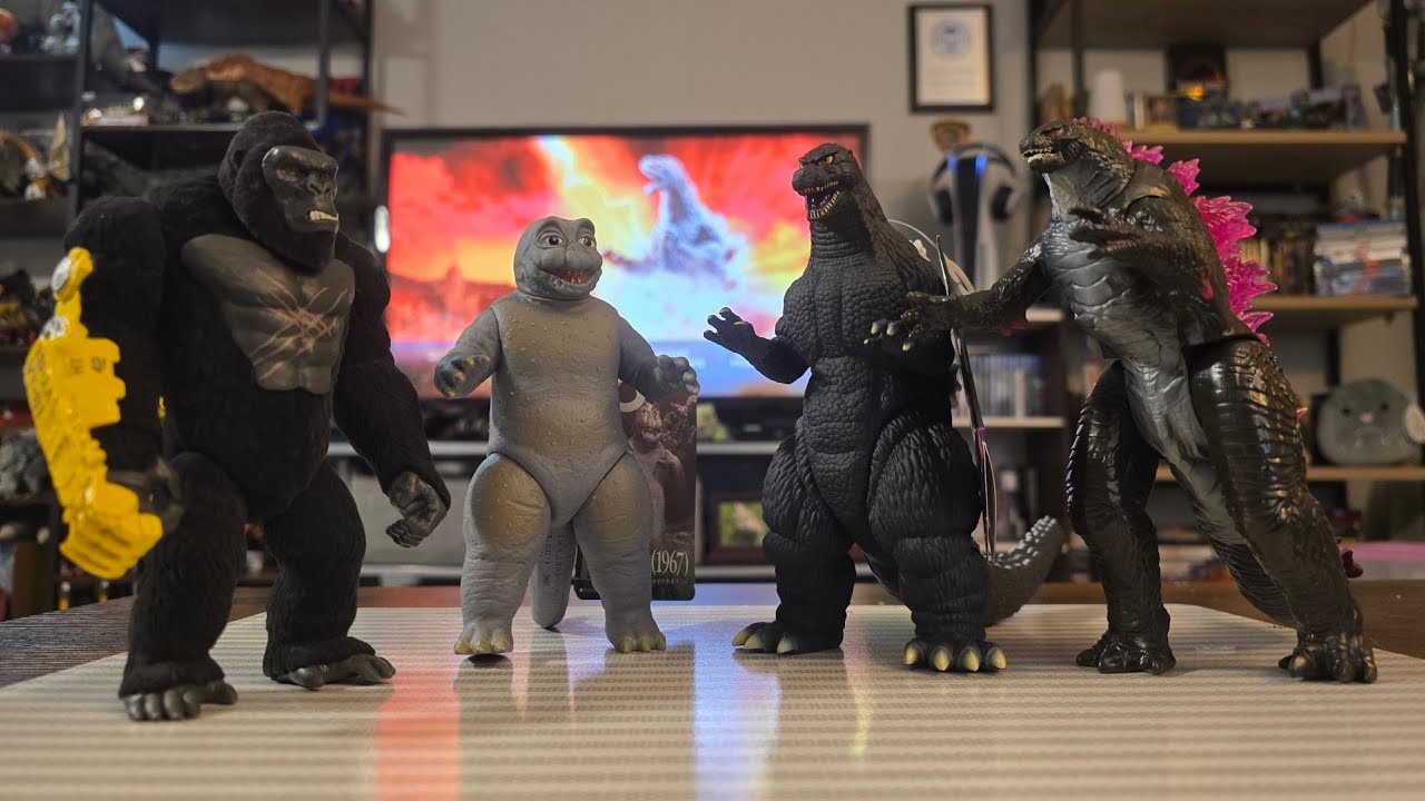 Godzilla x Kong Playmates and Movie Monster Series: Unboxing: Real Feel ...