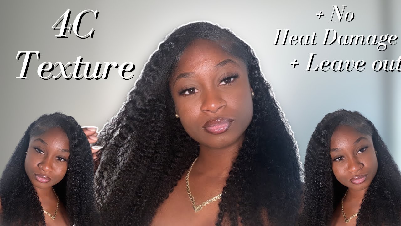 DIY: 4C Kinky Curly Sew In w/ Leave Out | NO Heat !| A'daesha Ayanna ...