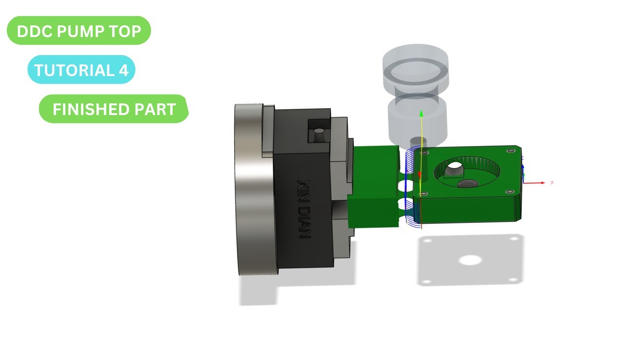 DDC Pump Top Tutorial 4: Finished Part - YouTube