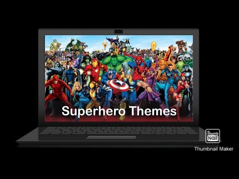 superhero windows theme / pc themes / laptop theme / superhero themes ...