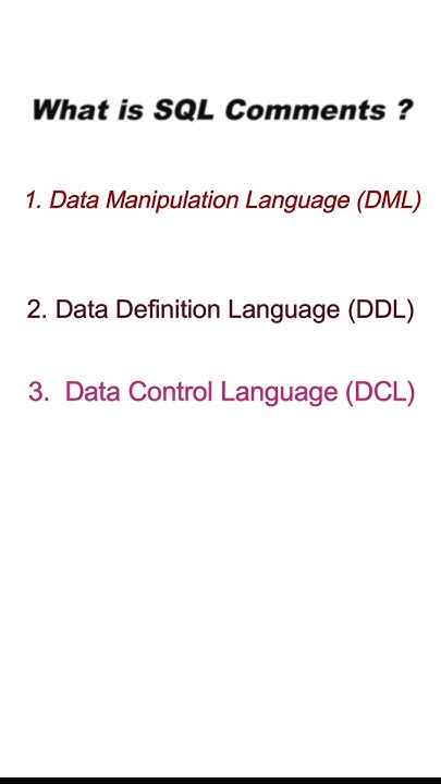 The Power of SQL Comments#SQL#join #DataManagement #SQLComments # ...