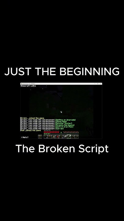 Speaking to NULL - The Broken Script #minecraft #shorts - YouTube