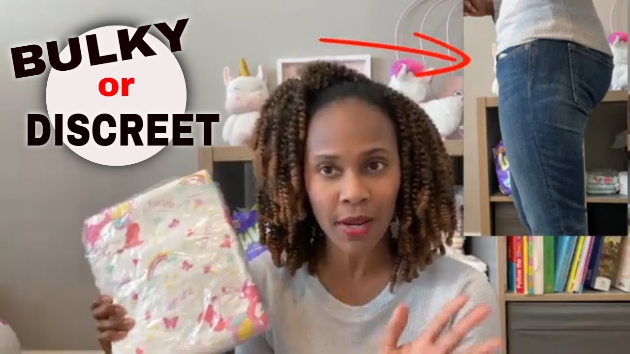 Rearz Lil Bella TRY ON Discreet OR Bulky Under Clothing| ABDL DIAPER ...